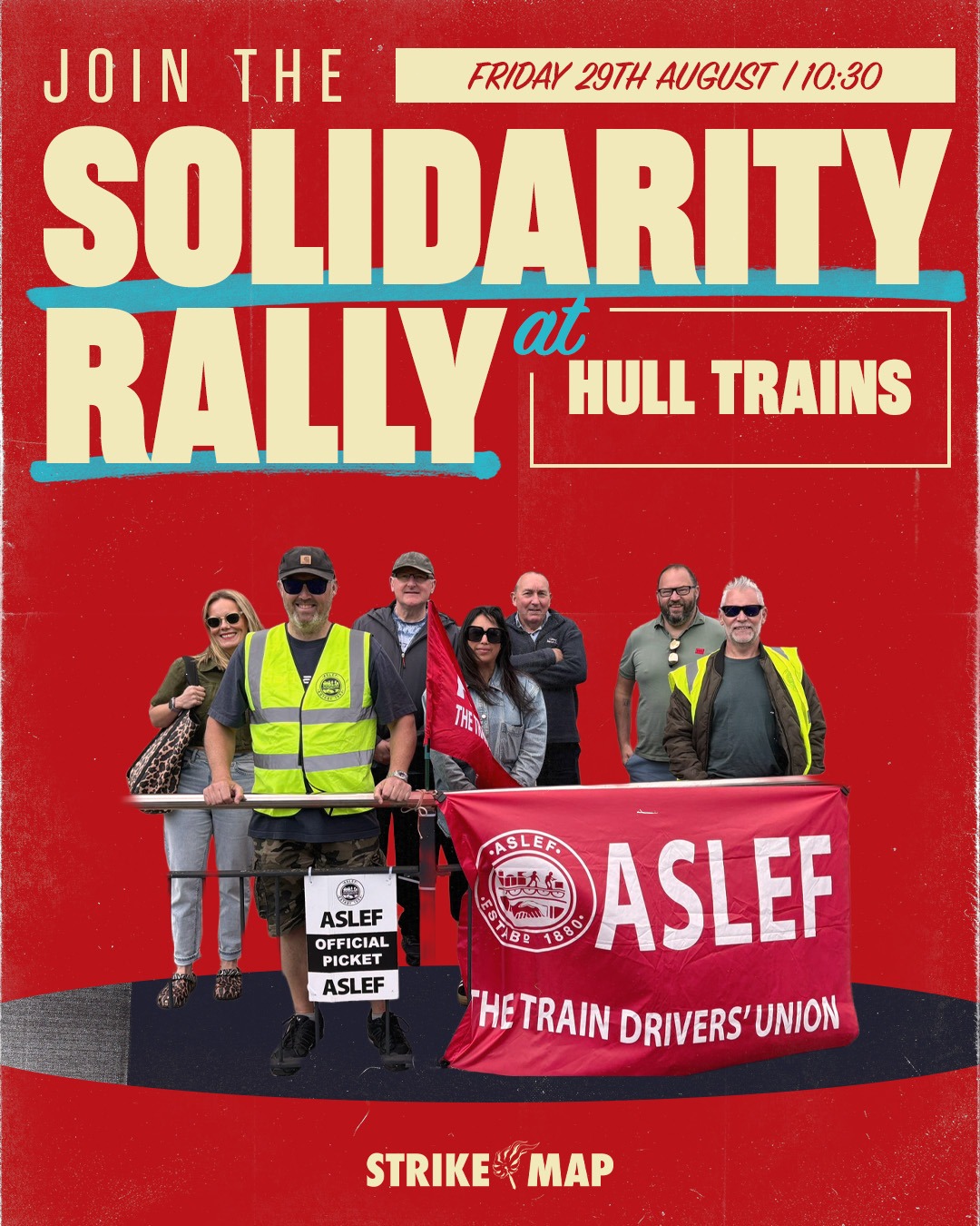 Hull – Solidarity rally at Hull Trains | Counterfire